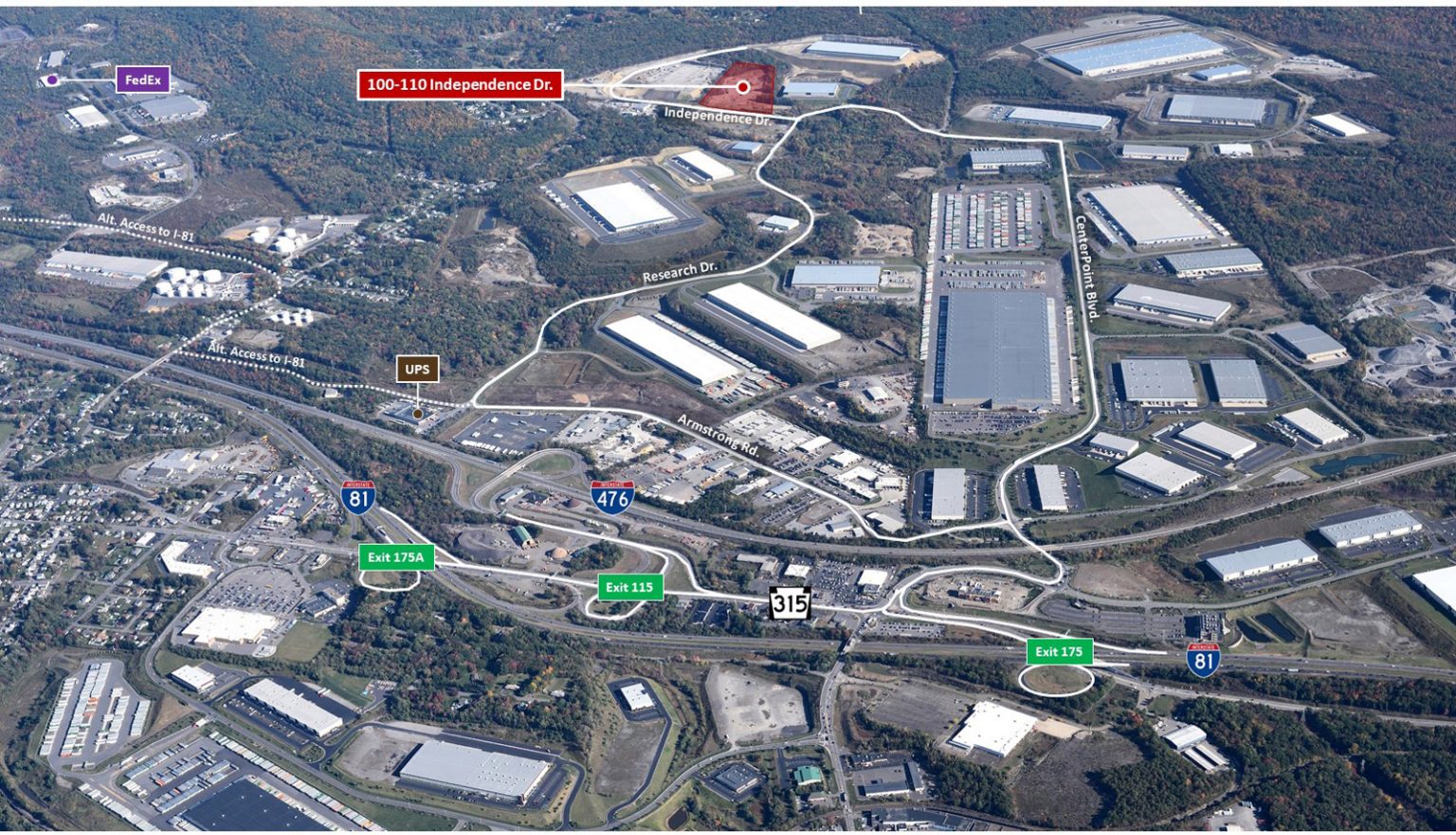 100-110 Independence Drive | Location | Northeastern Pennsylvania