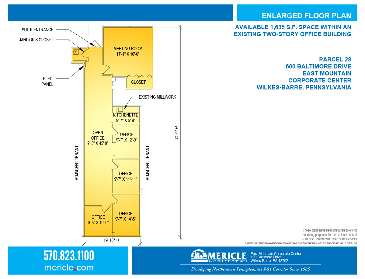 Building Specifications – 600 Baltimore Drive